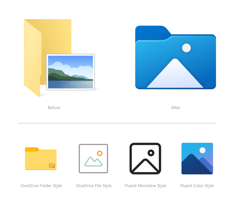 Microsoft zeigt neue Icons für den Windows Explorer Microsoft zeigt neue Icons für den Windows Explorer